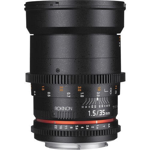 Rokinon 35mm T1.5 Cine DS Lens for Canon EF Mount – avprocolombia